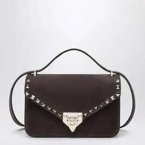 Valentino Garavani Small Rockstud Crossbody Bag - Brown