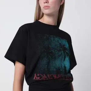 Balenciaga Cropped Logo T-shirt