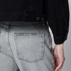 ANINE BING Quincy Cropped Denim Jacket