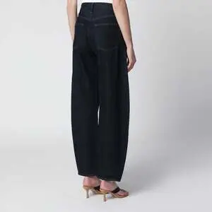AGOLDE Luna High Rise Pieced Taper Jeans In Indigo Denim - Blue