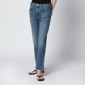 AGOLDE Romney Jeans In Medium Indigo Denim