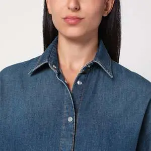 Alaïa Rounded Denim Shirt