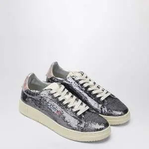 AUTRY Dallas Sequin Embellished Lace-up Trainers