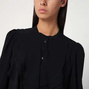 Chloé Silk Blend Ruffled Dress