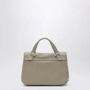 ZANELLATO Postina Mini Bag In Hammered Leather - Grey