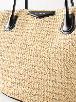 Givenchy Antigona Small Raffia Tote - Neutrals
