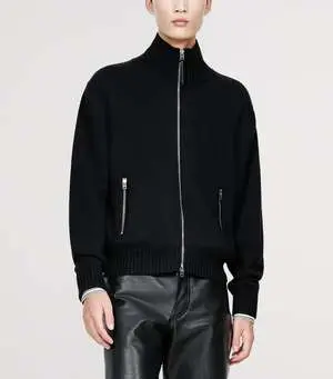TOM FORD Virgin Wool Zip-up Sweater