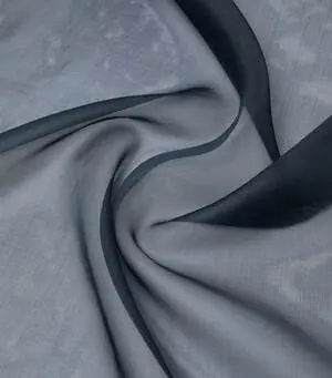 Max Mara Silk Scarf - Navy