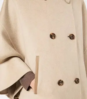 Max Mara Cashmere Double-breasted Cape
