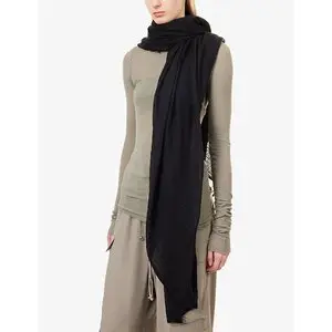 Rick Owens Giglio Wool And Cashmere Scarf