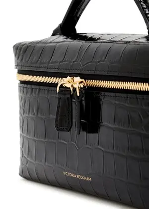 Victoria Beckham Vanity Crocodile-effect Leather Cross-body Bag