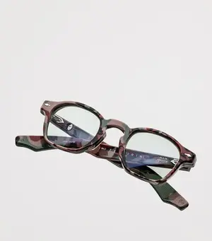 JACQUES MARIE MAGE Zephirin Round Frame Sunglasses