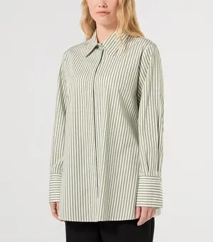 Marina Rinaldi Striped Cotton Shirt