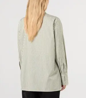 Marina Rinaldi Striped Cotton Shirt