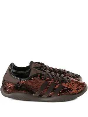 WALES BONNER X ADIDAS Brown Sequin Embellished Sneakers - Multi