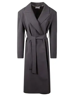 THE NINA STUDIO Belted Trench Coat
