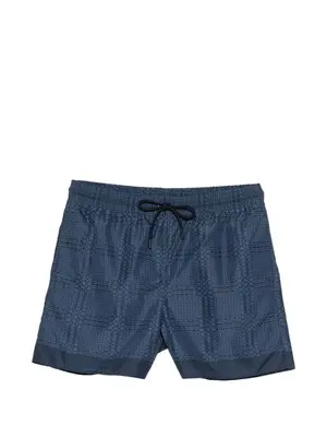 Gucci Printed Swim Shorts - Blue