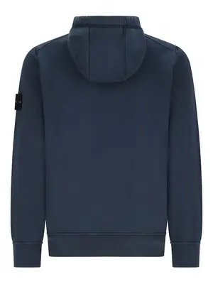 Stone Island Logo Cotton Hoodie