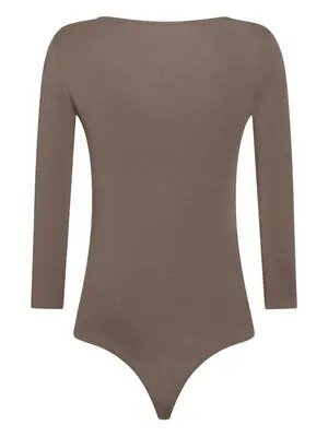 Wolford Tokio Bodysuit With Round Neck And Three-quarter Sleeves