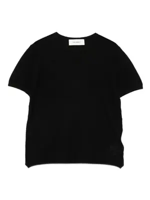 LISA YANG Ira Cashmere T-shirt - Black