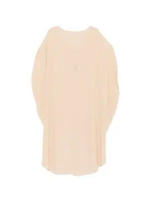 GIANLUCA CAPANNOLO Silk Midi Dress - Beige