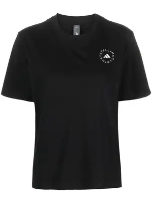 Adidas By Stella McCartney Logo T-shirt - Black