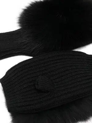 ALPO Cashmere Fur Mittens