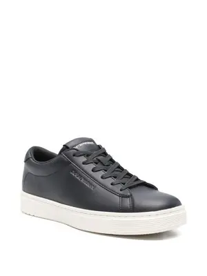 Emporio Armani Leather Lace-up Sneakers