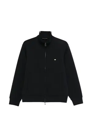 Emporio Armani Logo Cotton Sweatshirt - Blue