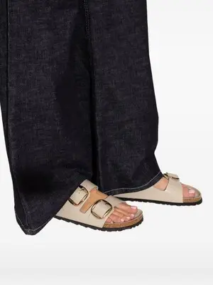 BIRKENSTOCK Arizona Oyster Leather Sandals
