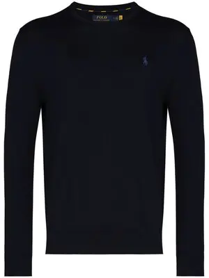 Polo Ralph Lauren Cotton Crew Neck Sweater - Blue