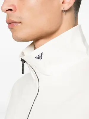 Emporio Armani Half-zip Pullover - White