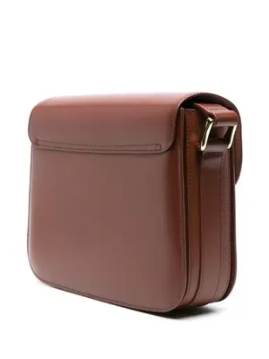 A.p.c. Leather Cross Body Bag - Brown