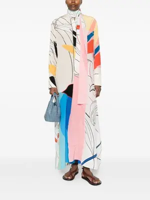F.R.S FOR RESTLESS SLEEPERS Printed Silk Maxi Dress - Multi