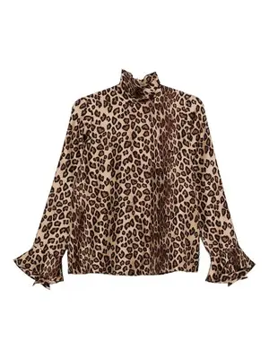 Alberto Biani Printed Silk Blouse - Multi