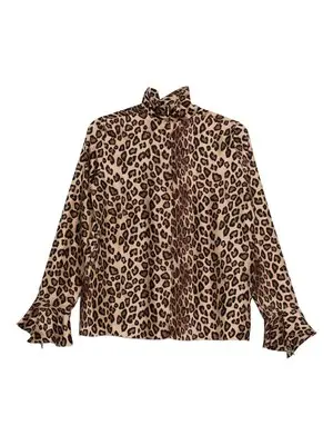 Alberto Biani Printed Silk Blouse