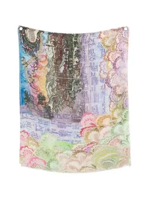 Faliero Sarti Fiorentina Silk Blend Stole - Multi