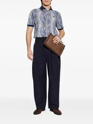 Etro Arnica Paisley Polo