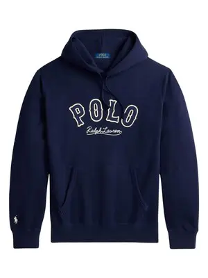 Polo Ralph Lauren Rl Fleece Western Logo Hoodie - Blue