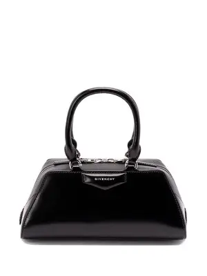 Givenchy Antigona Ew Mini Leather Handbag - Black