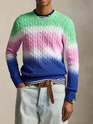 Polo Ralph Lauren Dip-dyed Cable Knit Sweater