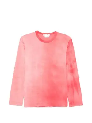 Comme Des Garçons Long Sleeve Crewneck T-shirt - Red