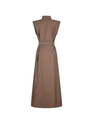 Brunello Cucinelli Cotton Belted Shirt Dress