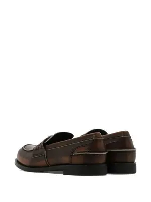Miu Miu Leather Loafers