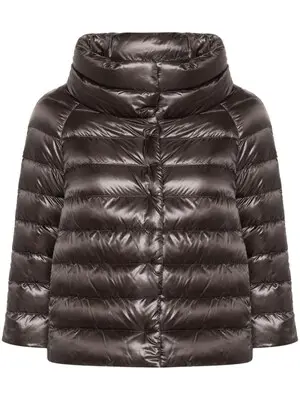 Herno Sofia Nylon Cape - Grey