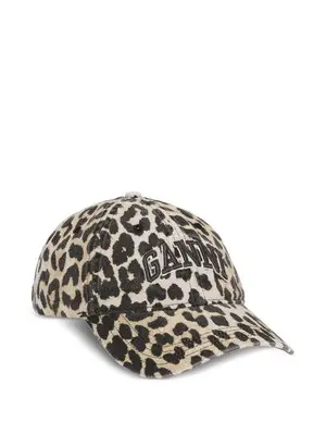 GANNI Logo Baseball Cap - Multi