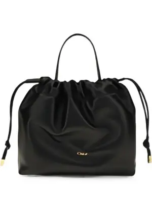 Chloé Icons Leather Clutch - Black