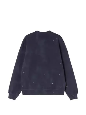 Carhartt Work In Progress Logo Cotton Sweatshirt - Blue