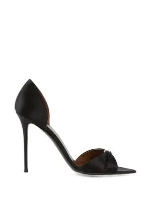 GIUSEPPE ZANOTTI Leather D'orsay Pumps - Black