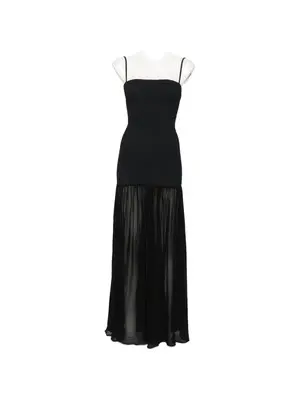 Hunza G Beach Robe Maxi Dress - Black